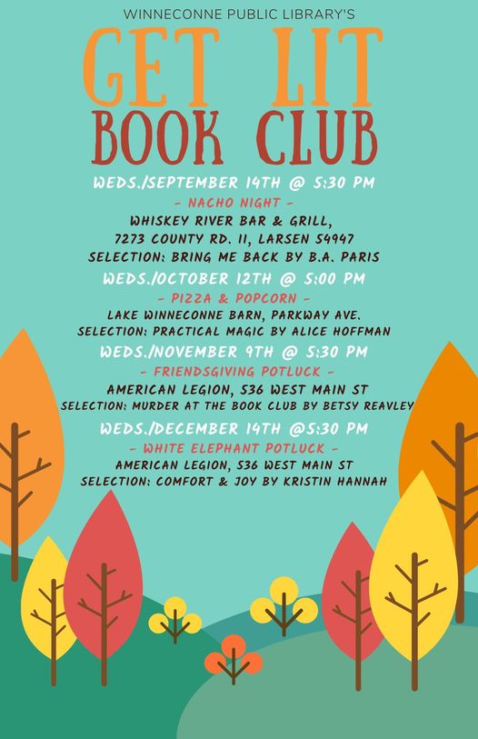 Winneconne Public Library | Get Lit Book Club Winneconne Public Library | Get Lit Book Club